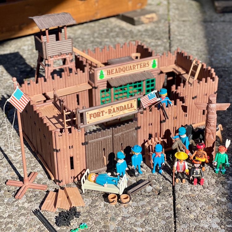 Playmobil Western Fort Randall 3419 vintage 1976 | Kaufen auf Ricardo