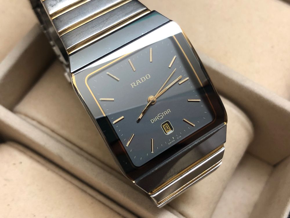 Vintage Rado DiaStar homme 28x35mm cadran gris fonctionne | Kaufen auf ...