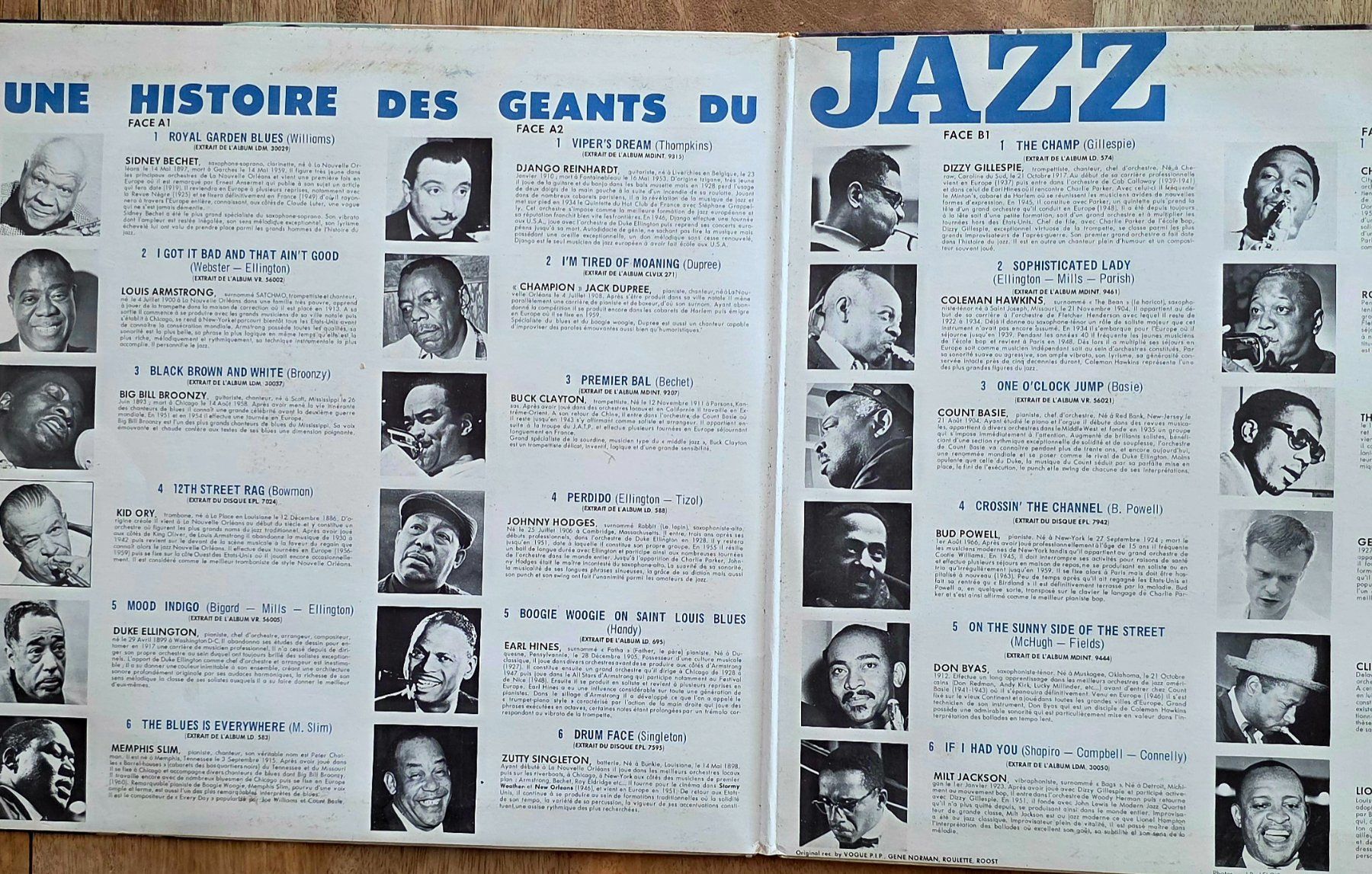 Double Vinyle Jazz: Une Histoire des Géants du Jazz - Rare! (D'occasion ...