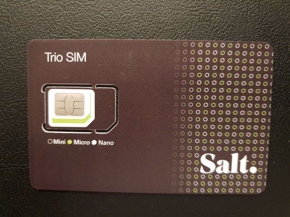 Simkarte Salt | Kaufen auf Ricardo