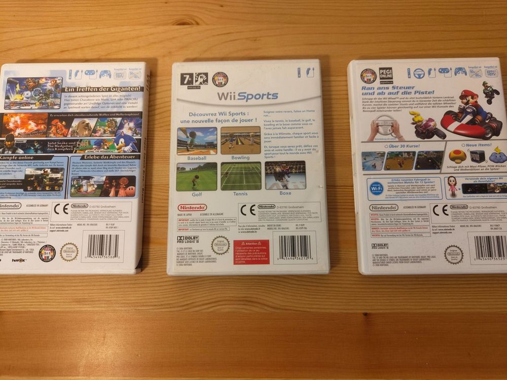 Super Smash Bros. Brawl, Wii Sports, Mario Kart Wii (Gebraucht) in ...