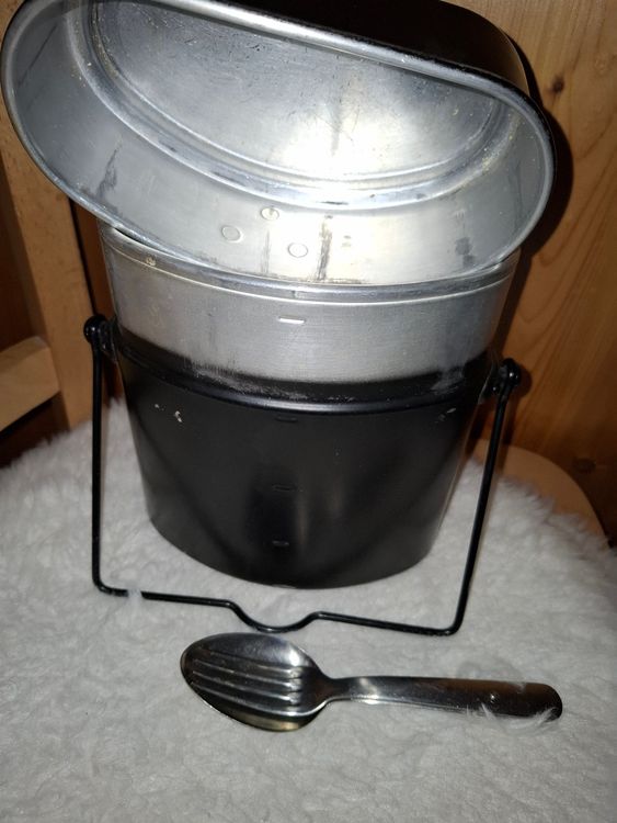 Militär Gamelle Essgeschirr CH Armee Kocher Set Topf Pfan... | Kaufen auf Ricardo