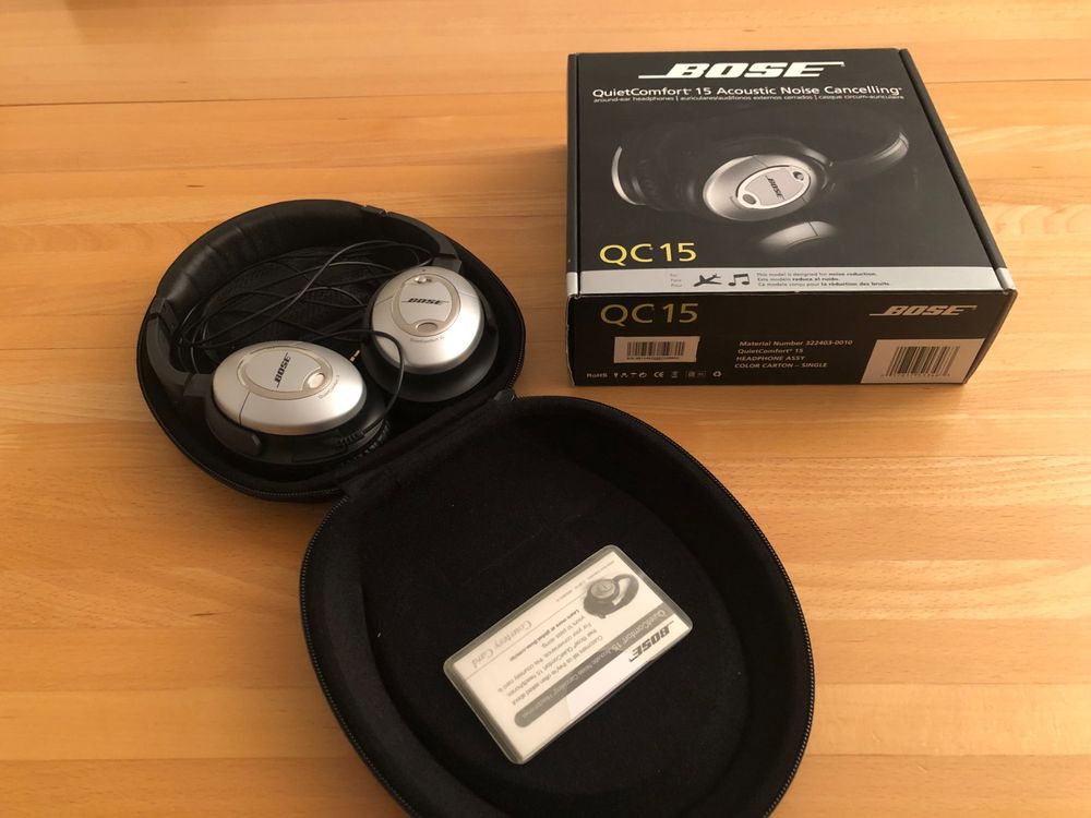 Bose Quiet Comfort QC15 - Geräuschunterdrückende Kopfhörer (Gebraucht ...