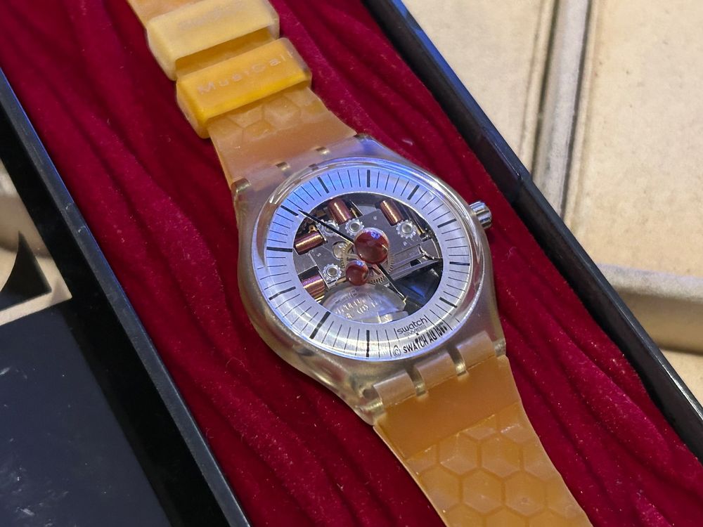 Swatch Musicall Peter Gabriel fonctionne 1995 (Gebraucht) in Delemont für CHF 21 – mit Lieferung ...
