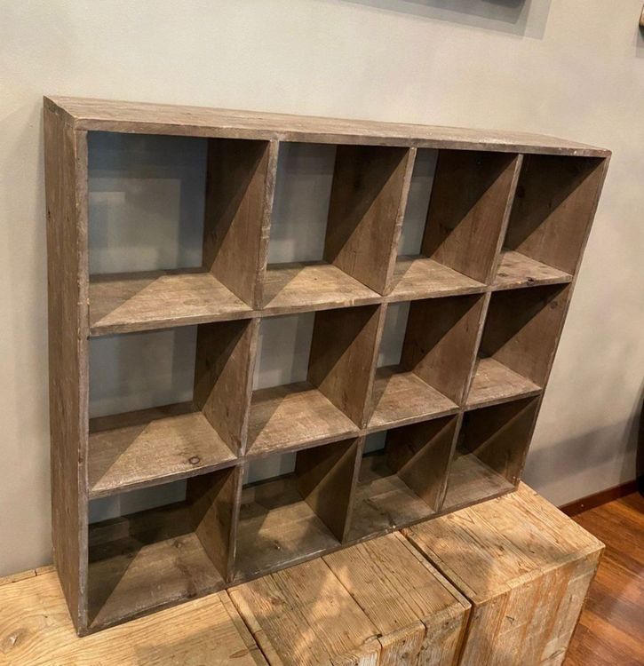 Regal antik vintage shabby chic 12 Fächer Holz (Gebraucht) in Bellach ...