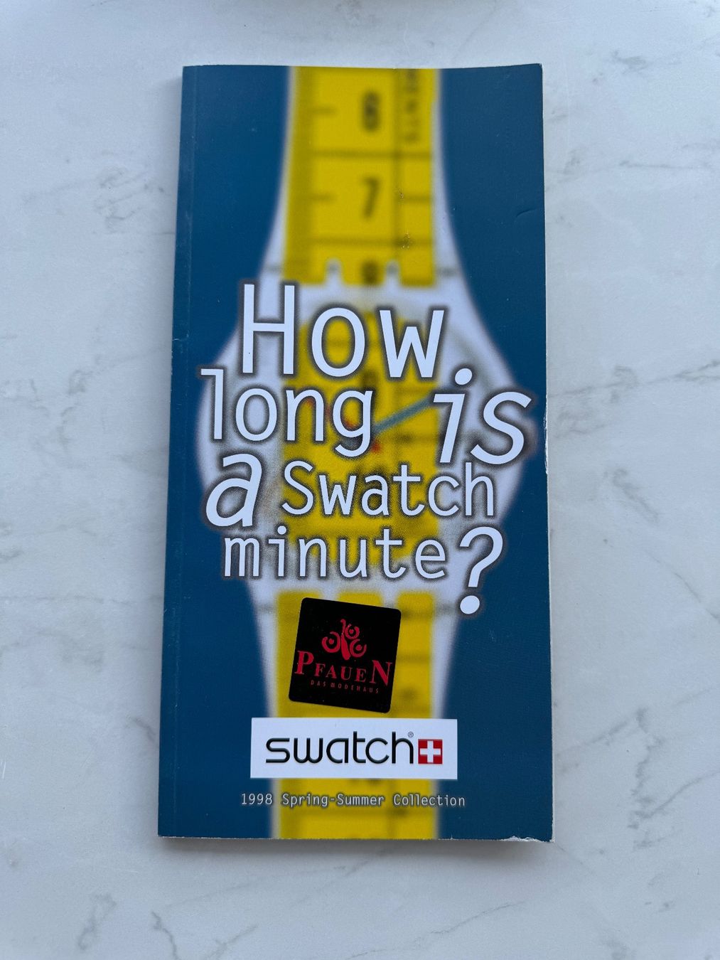 HOW LONG IS A SWATCH MINUTE ?1998 SPRING/SUMMER Collection (Neu (gemäss ...