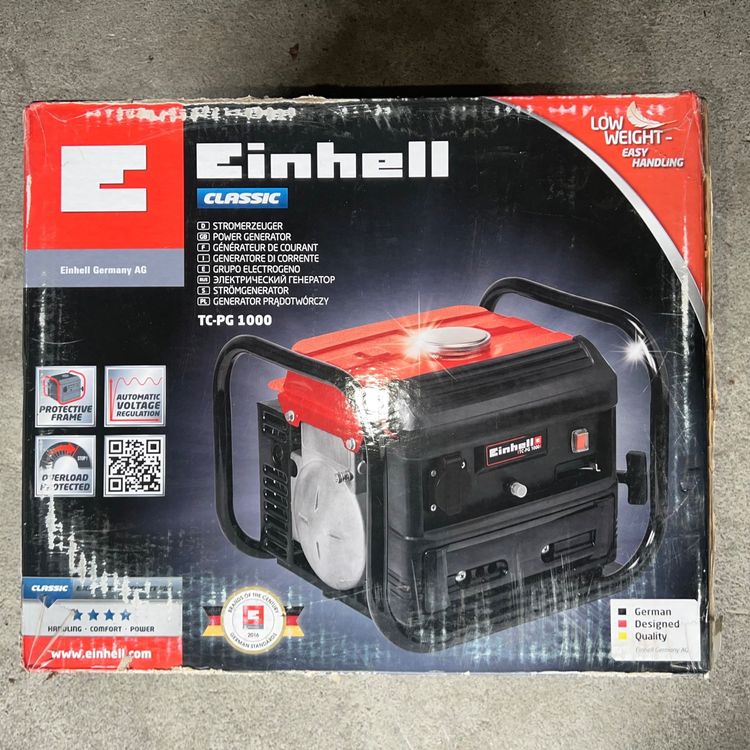 Stromgenerator Einhell TC-PG 1000 (Neu und originalverpackt) in Aarau ...