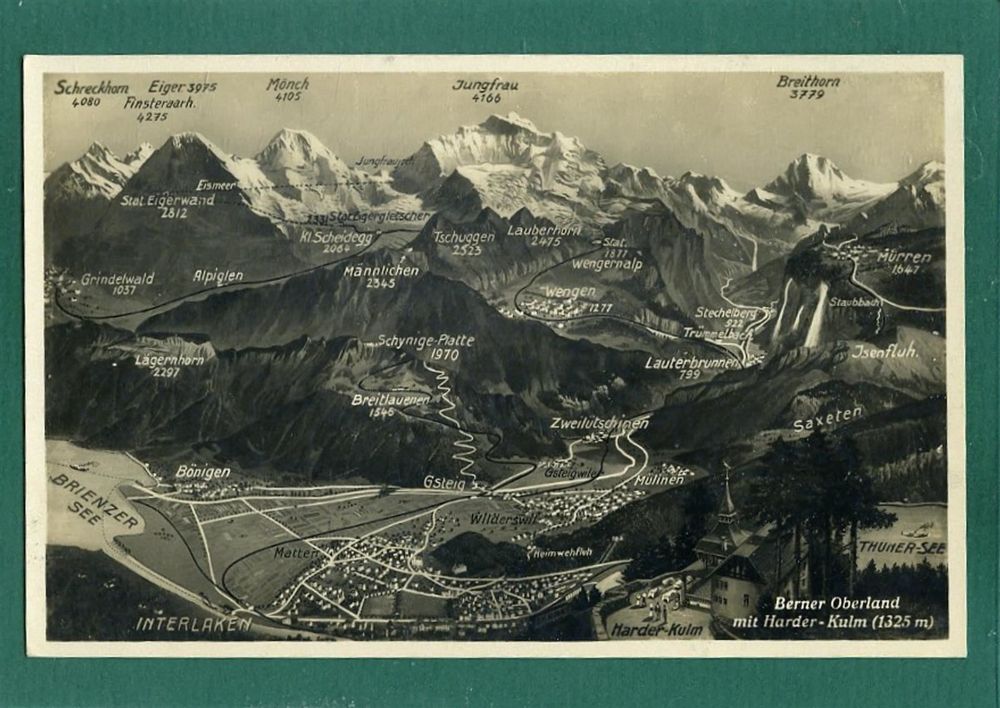 Berner Oberland mit Harder-Kulm, | Kaufen auf Ricardo