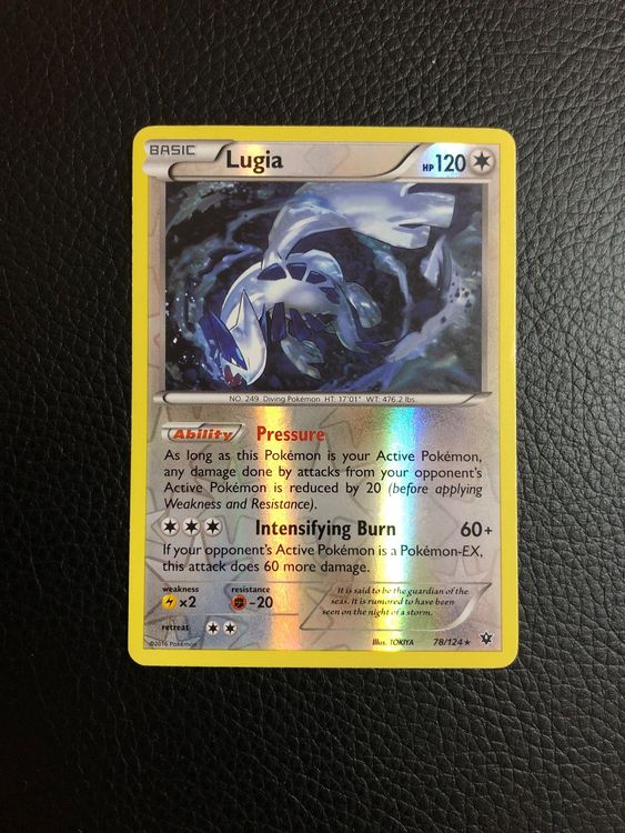 XY Fates Collide Lugia rare reverse 78/124 Ab 1 | Kaufen auf Ricardo