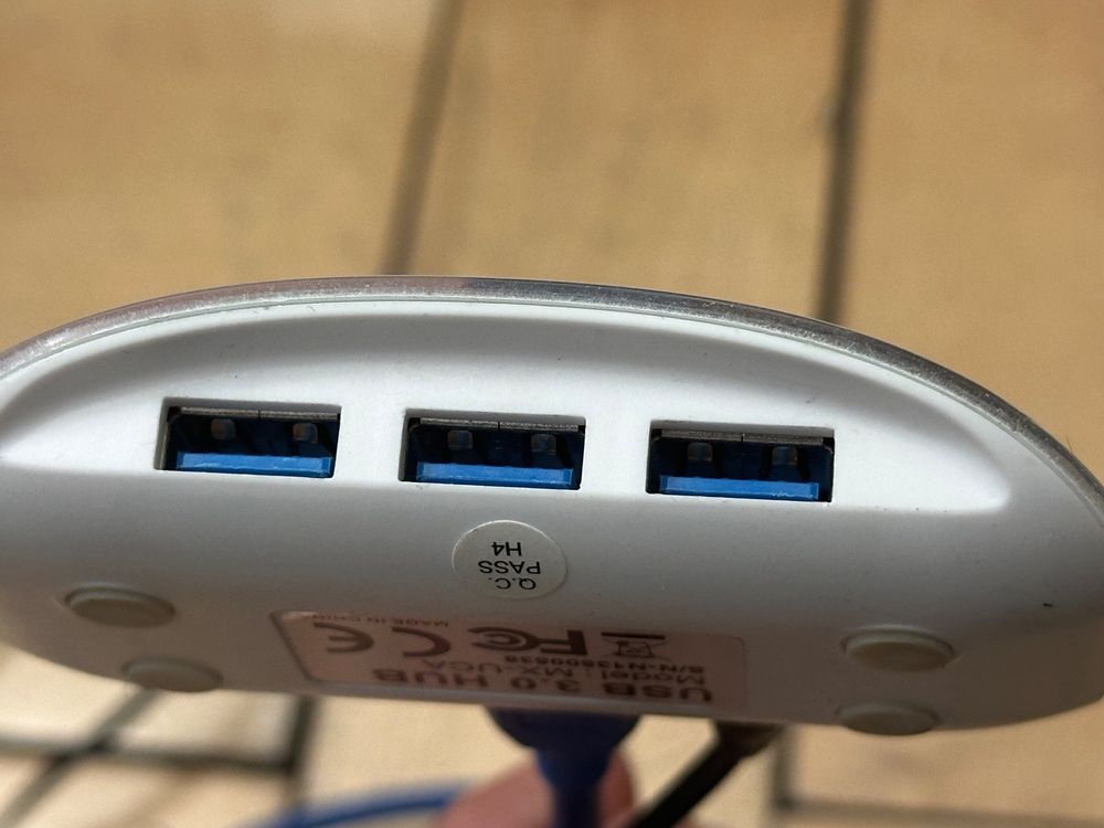Maxxtro USB 3.0 Hub / 3 Anschlüsse/inkl. Netzteil und Kabel (Gebraucht ...