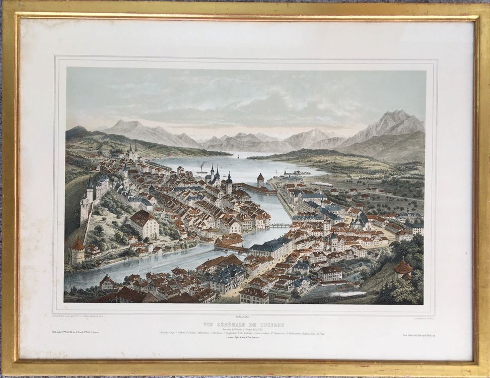 Alte Lithographie von Th. Müller | Kaufen auf Ricardo