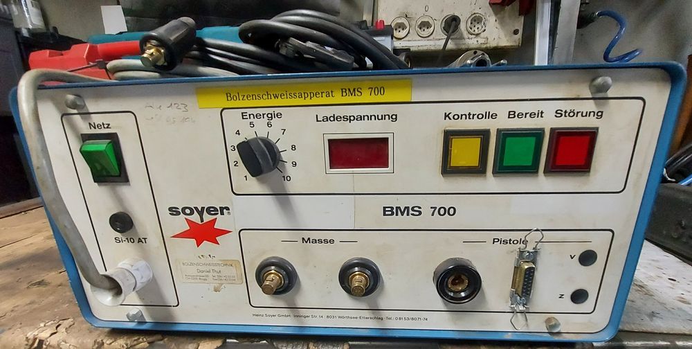 Soyer BMS 700 Bolzenschweißmaschine (Gebraucht) in Künten für CHF 1100 ...