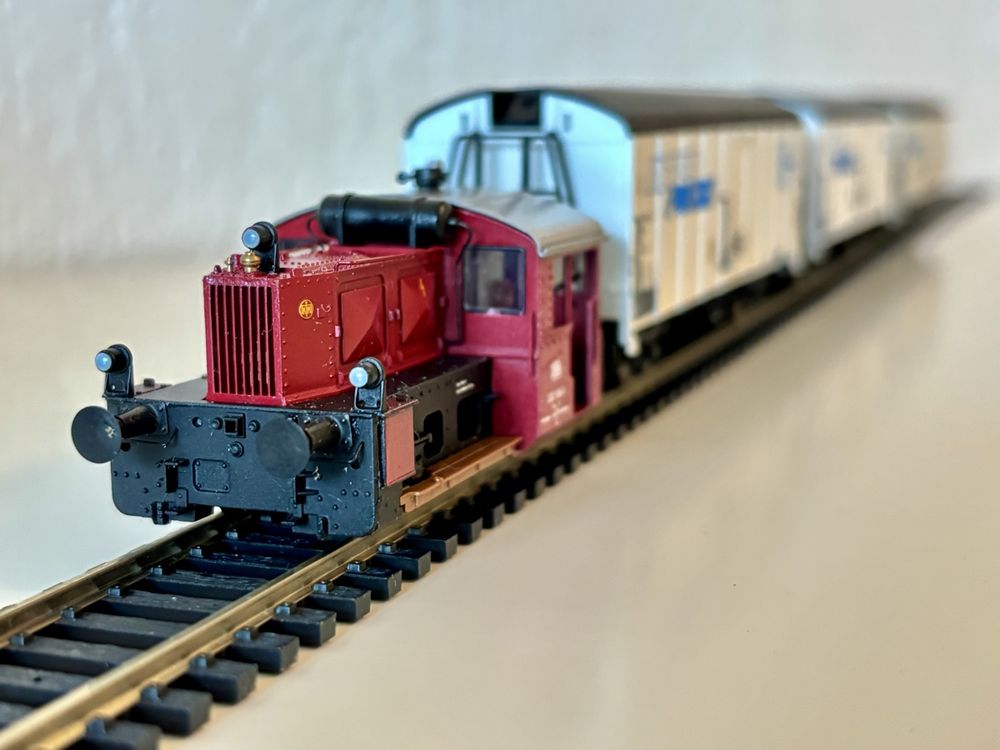 Brawa Diesel-Rangierlok KÖF II + 3 Kühlwagen (H0 GS Analog) | Kaufen ...