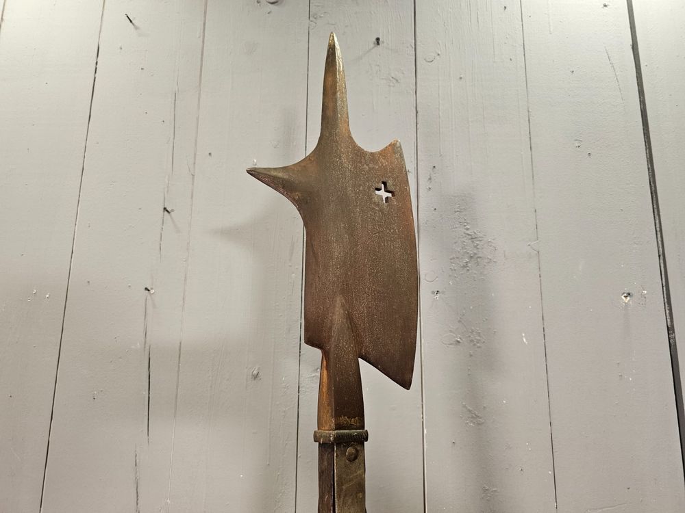 Hellebarde Schmiedeeisen, Schweizer Kriegswaffe Mittelalter (Gebraucht ...