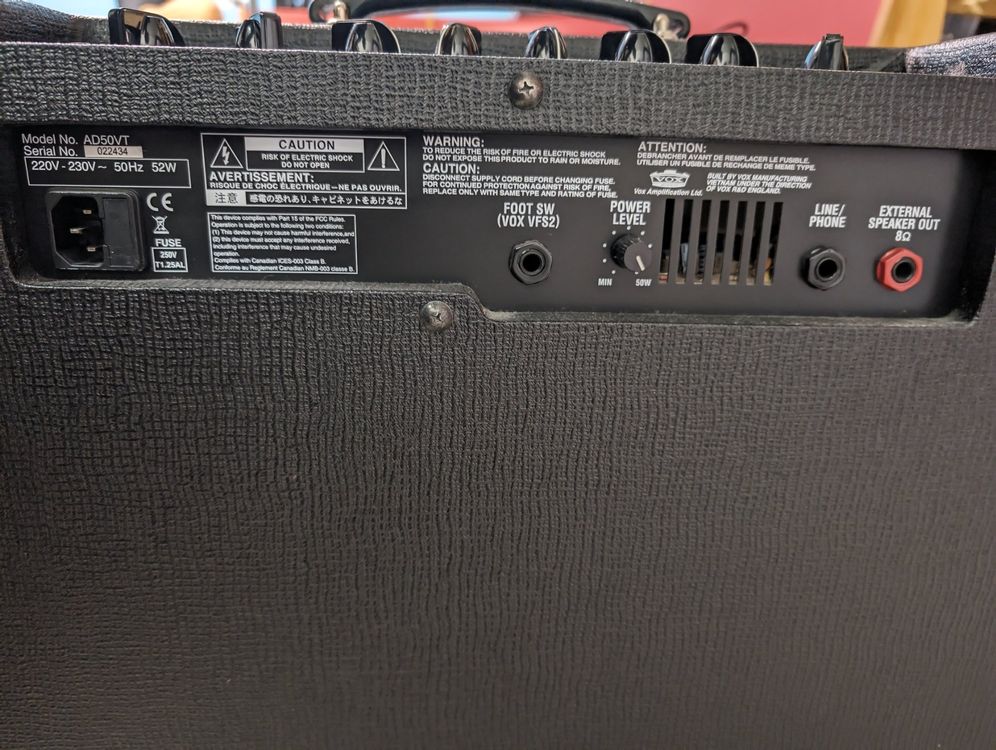 Vox Valvetronix AD50VT (Gebraucht) in Obfelden für CHF 50 – nur ...