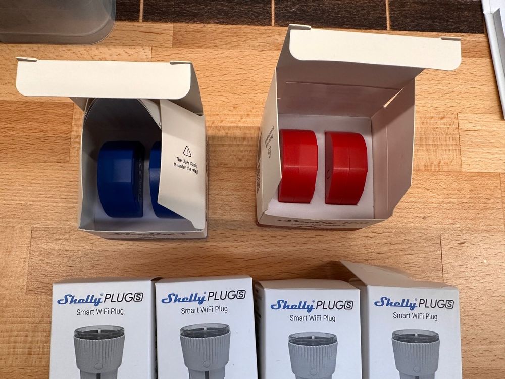 Shelly SET 2x Switch+ 2x Switch Metering, 4x Plug+ Zubehör (Neu (gemäss ...