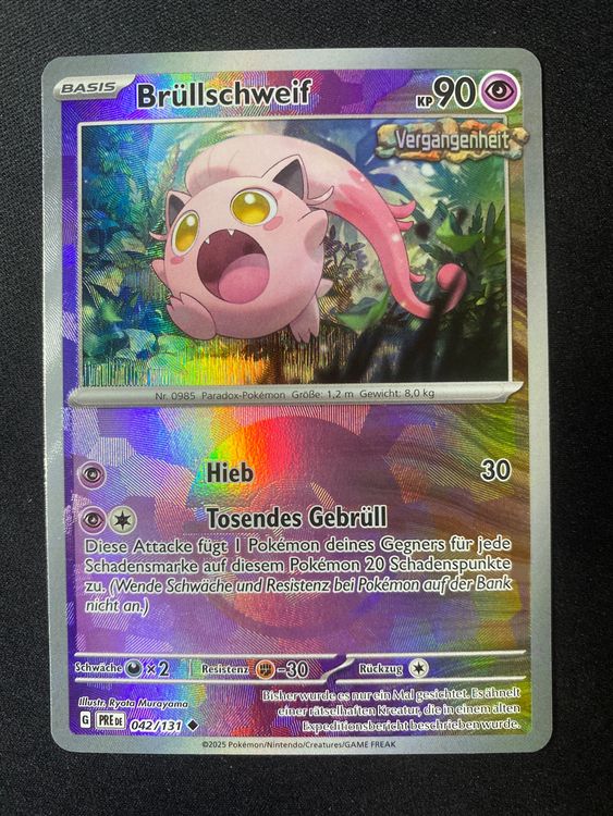 Brüllschweif 42 Pokeball - Prismatic Evolutions - DE (Neu (gemäss ...
