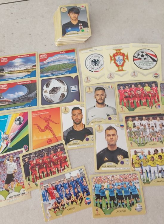WM 2018 Paninibilder 120 Stück. ( keine Doppelte ) | Kaufen auf Ricardo