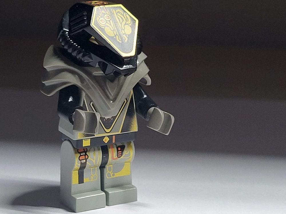 LEGO Minifigur sp045: UFO Zotaxian Alien Gray Overlord (Gebraucht) in ...