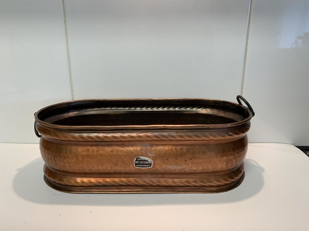 Kupfergefäss Blumengefäss CH-Handarb. 88 (Gebraucht) in Kerzers für CHF ...