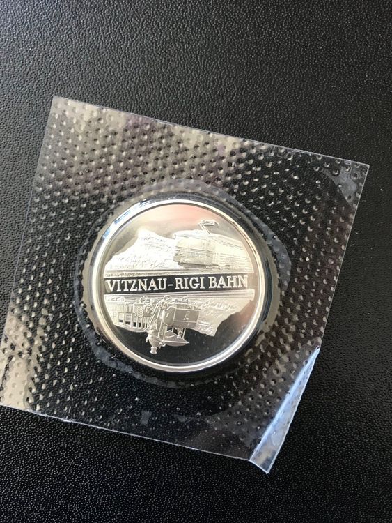 20 Franken Silber-Gedenkmünze VITZNAU-RIGI BAHN 2008 | Kaufen auf Ricardo