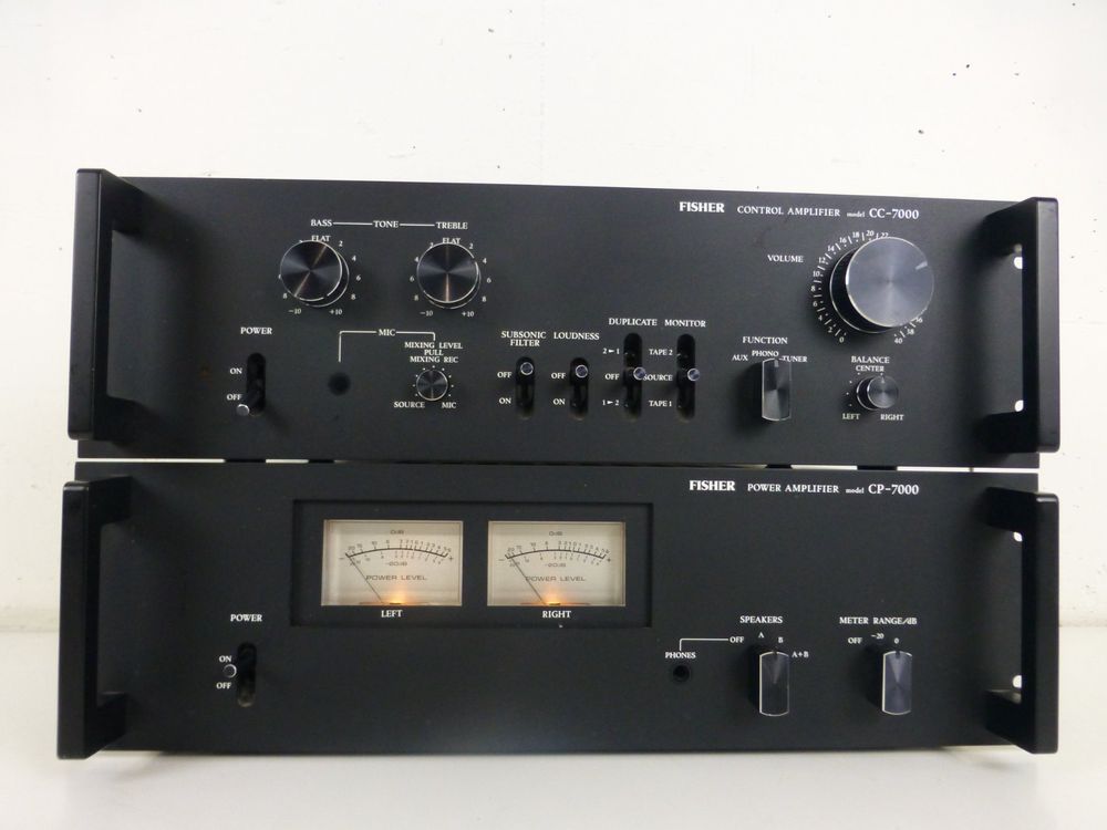 Fisher CC-7000 Vorverstärker & CP-7000 Endstufe High End (Gebraucht) in ...