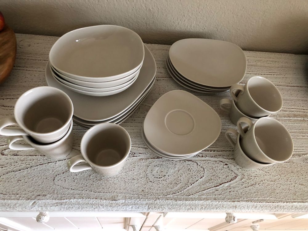 Geschirrset „Organic“ in Sand, von Like by Villeroy&Boch | Kaufen auf Ricardo