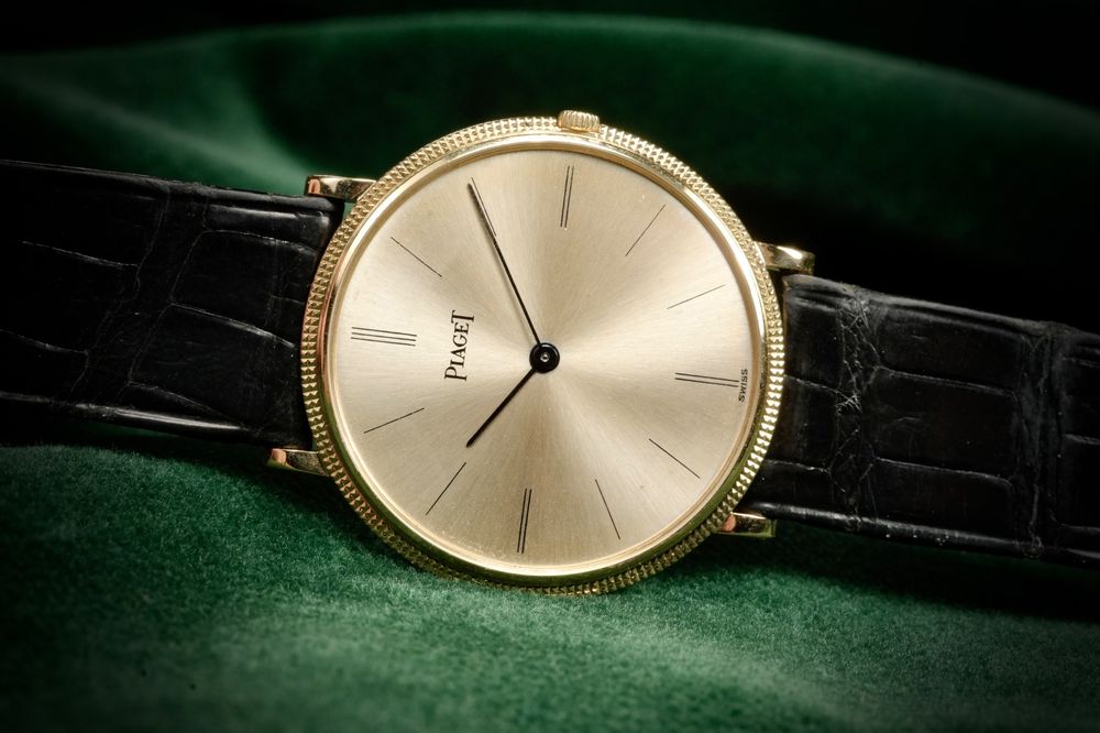 Piaget Ref. 9021 Clous-de-Paris 18kt. Gold 1970s Full Set (Gebraucht ...