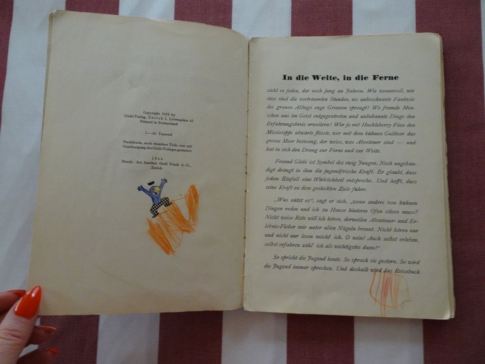 Mit Globi und Käpten Pum um die Welt - 1. Aufl. 1944 - G505 | Acheter sur Ricardo