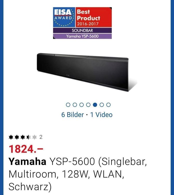 Yamaha YSP 5600 + SUB | Kaufen auf Ricardo