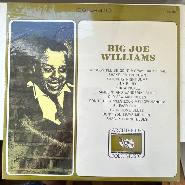 Big Joe Williams LP (Neu und originalverpackt) in Lausanne für CHF 11 – mit Lieferung auf ...