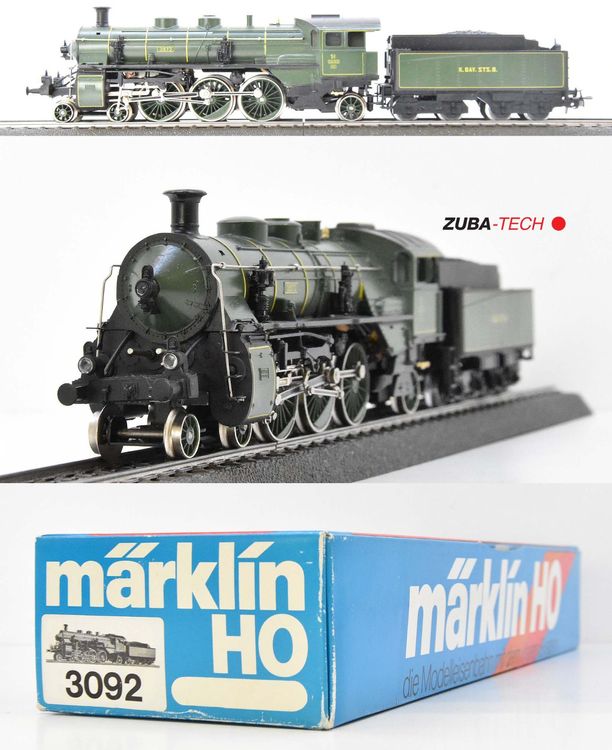 Märklin 3092 Dampflok S 3/6 K.Bay.Sts.B. H0 WS Analog mit OV (Gebraucht ...