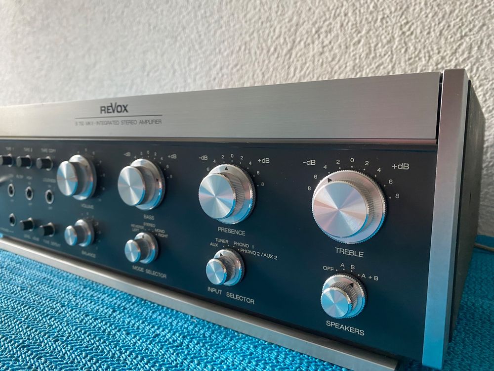 ReVox B 750 MKII Integrated Stereo Amplifier (Gebraucht) in Langenthal für CHF 214 – mit ...