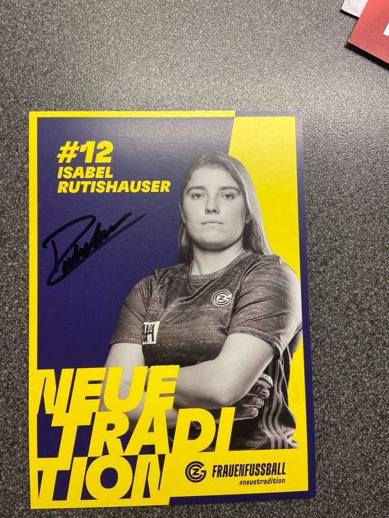 Autogrammkarte Isabel Rutishauser | Kaufen auf Ricardo