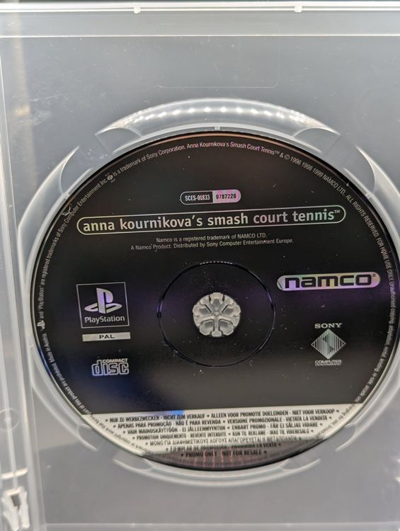 Kournikova's Smash Court Tennis Playstation 1 PS1 Game Promo (Gebraucht ...
