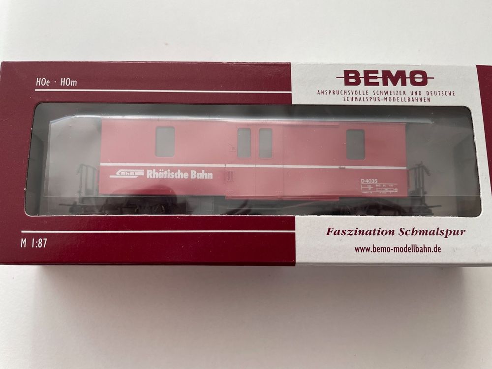 Bemo: RhB D2 4035 Gepäckwagen, Nr. 3265 125 | Kaufen auf Ricardo