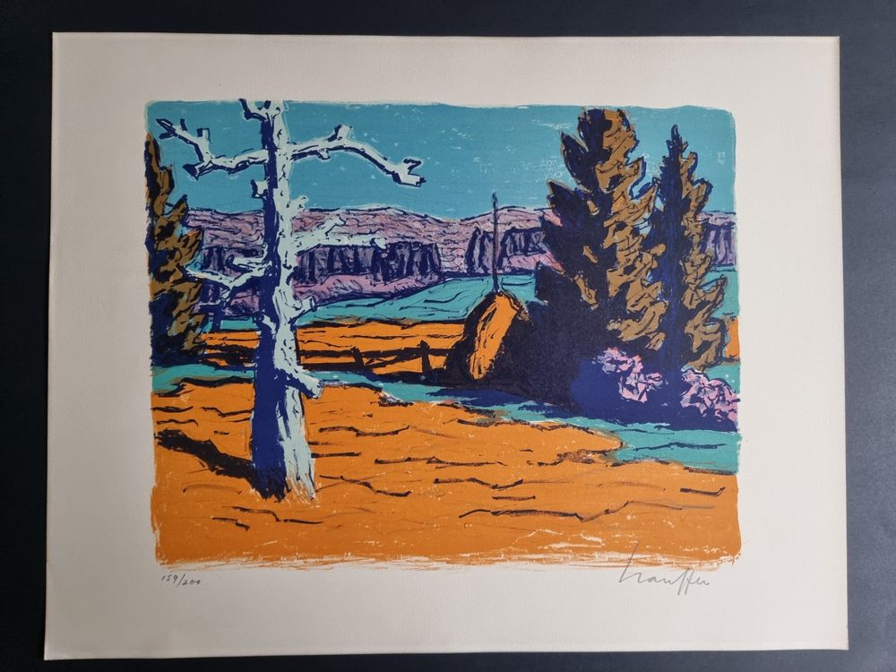 FRED STAUFFER (1892 -1980) Lithographie signiert nummeriert | Kaufen ...