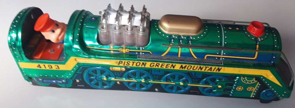 Blechspielzeug - Piston Green Mountain Lokomotive (Defekt) in Biberist für CHF 5 – mit Lieferung ...