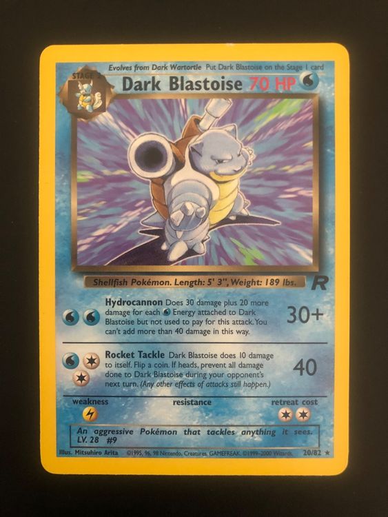 Pokémon Dark Blastoise 20/82 (Gebraucht) in Fällanden für CHF 18 – mit ...