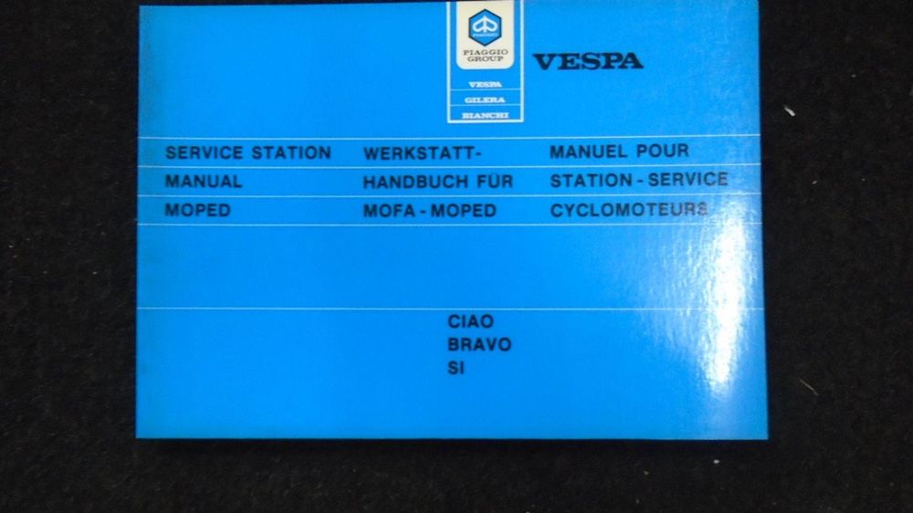 Piaggio Ciao Werkstatthandbuch | Kaufen auf Ricardo