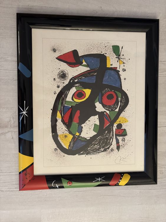 Miro Kunstdruck Mit Rahmen