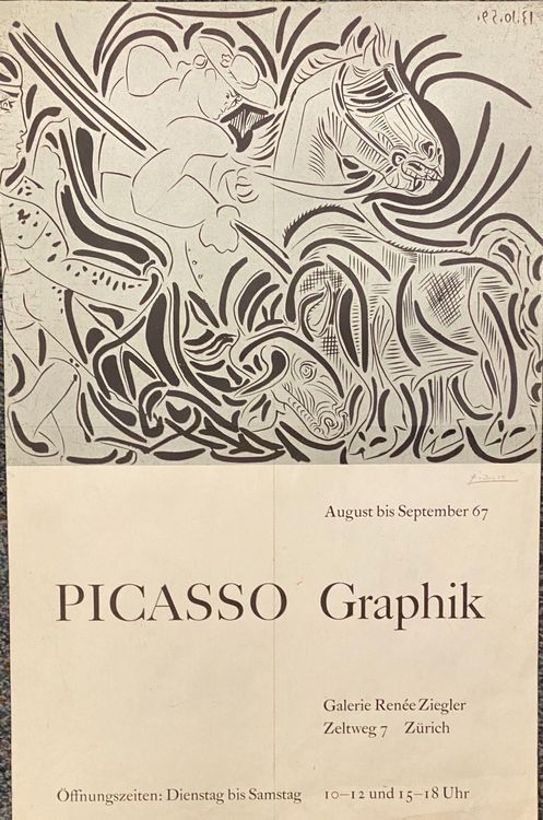 Picasso Lithographie Plakat | Kaufen auf Ricardo