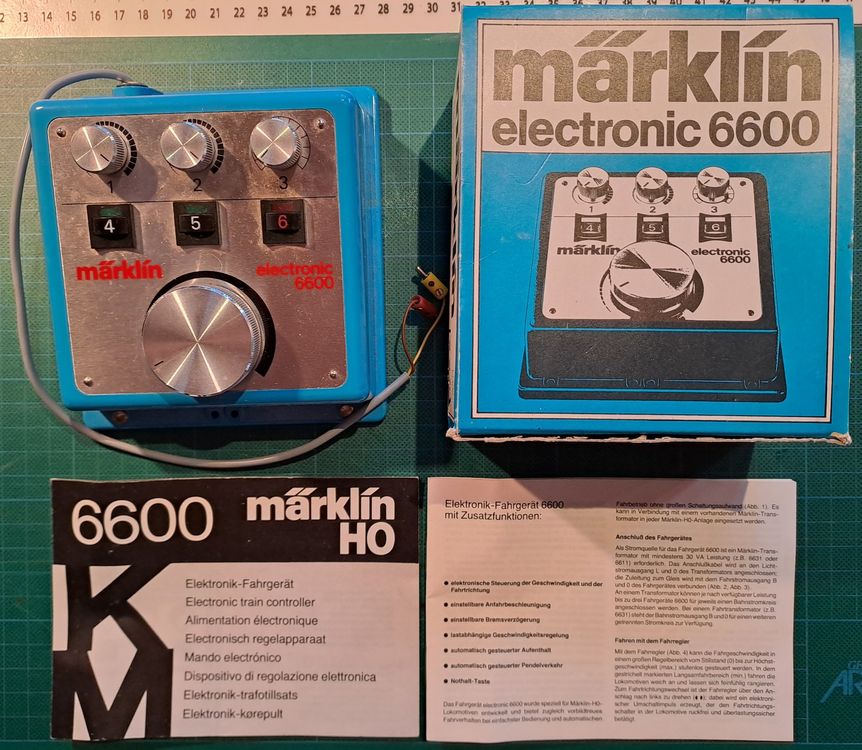 Märklin 6600 electronic Fahrgerät OVP (Gebraucht) in Lenzburg für CHF ...
