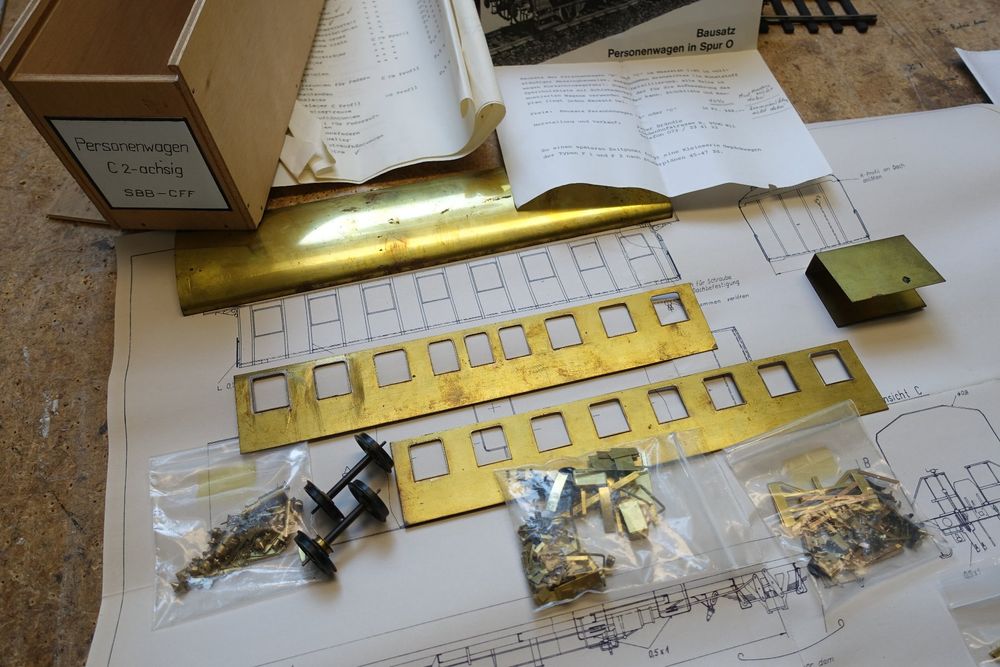 Personenwagen Bausatz Messing Spur O | Kaufen auf Ricardo