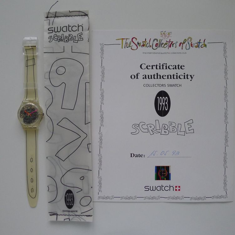 Swatch Gent SCRIBBLE, Club Special (Neu (gemäss Beschreibung)) in Ebikon für CHF 30 – mit ...