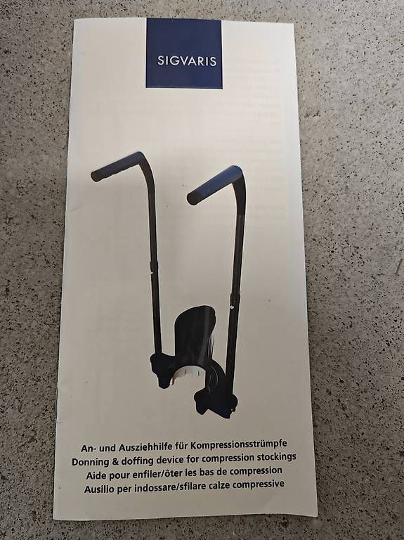 Anziehhilfe für Strümpfe der Marke Sigvaris - Grosse M (Neu (gemäss ...