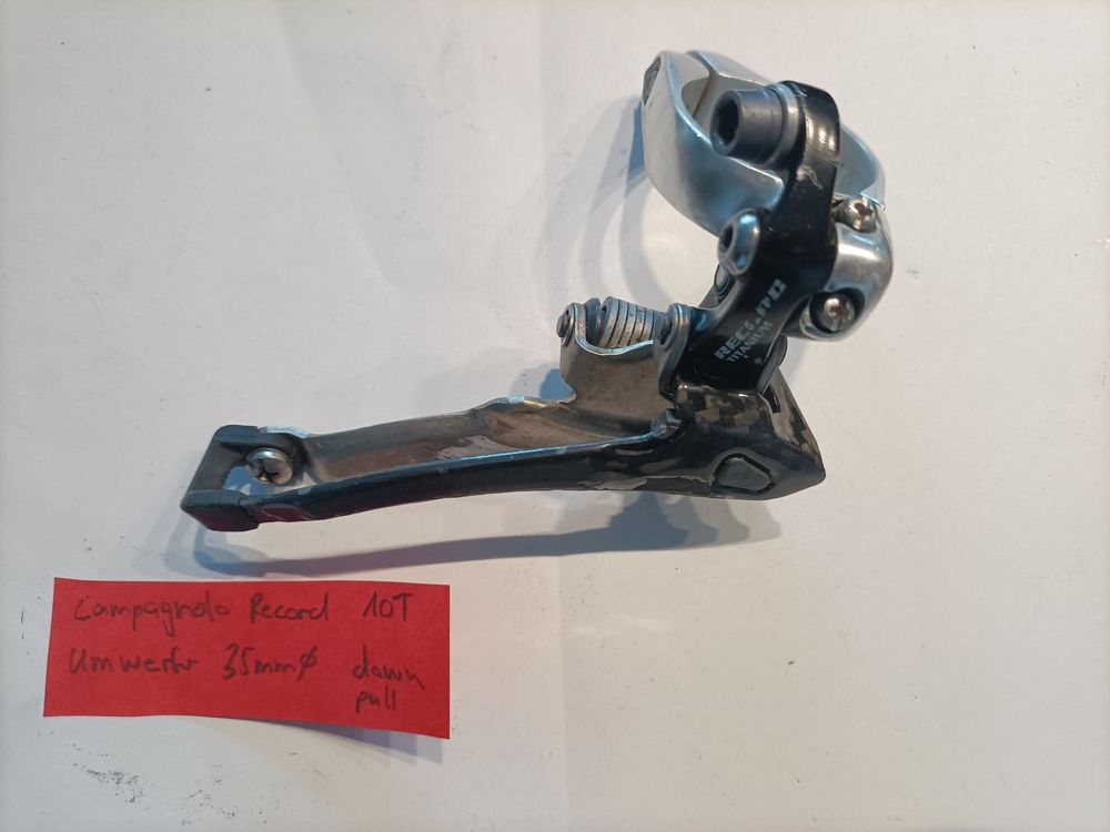 Campagnolo Record 10-fach Umwerfer 35mm Rennrad (Gebraucht) in ...
