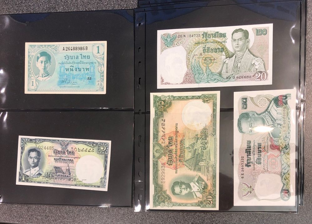 RÜCKLOS 81: 26 versch. Banknoten SIAM/THAILAND, Werte bis 1' | Kaufen ...