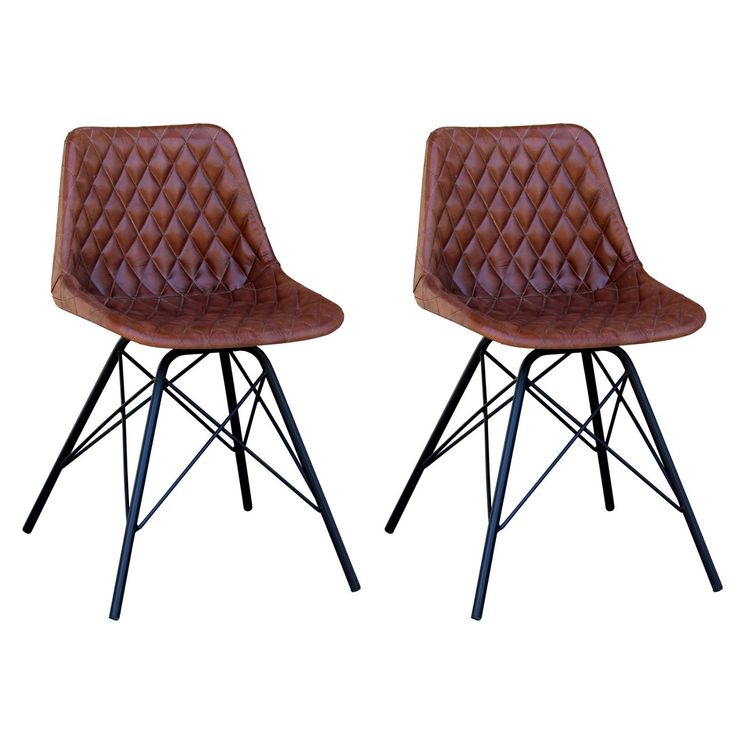 Esszimmerstuhle Vintage Leder