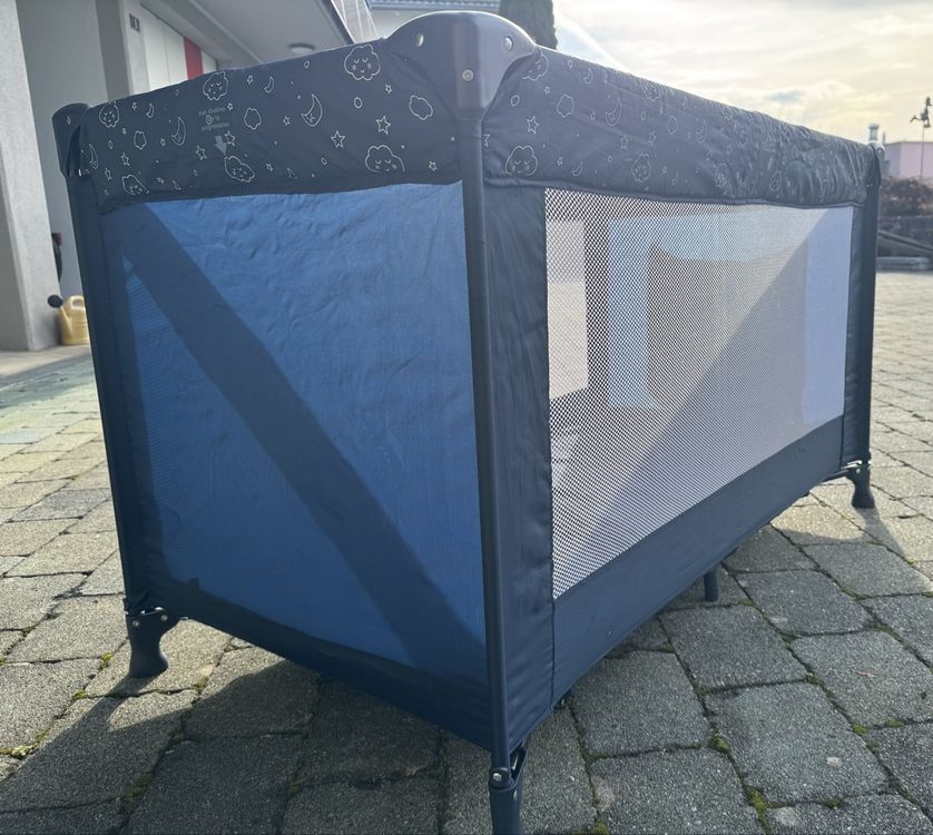 Travel Cot / Baby Bed, foldable, blue, like new! (Gebraucht) in Bülach ...